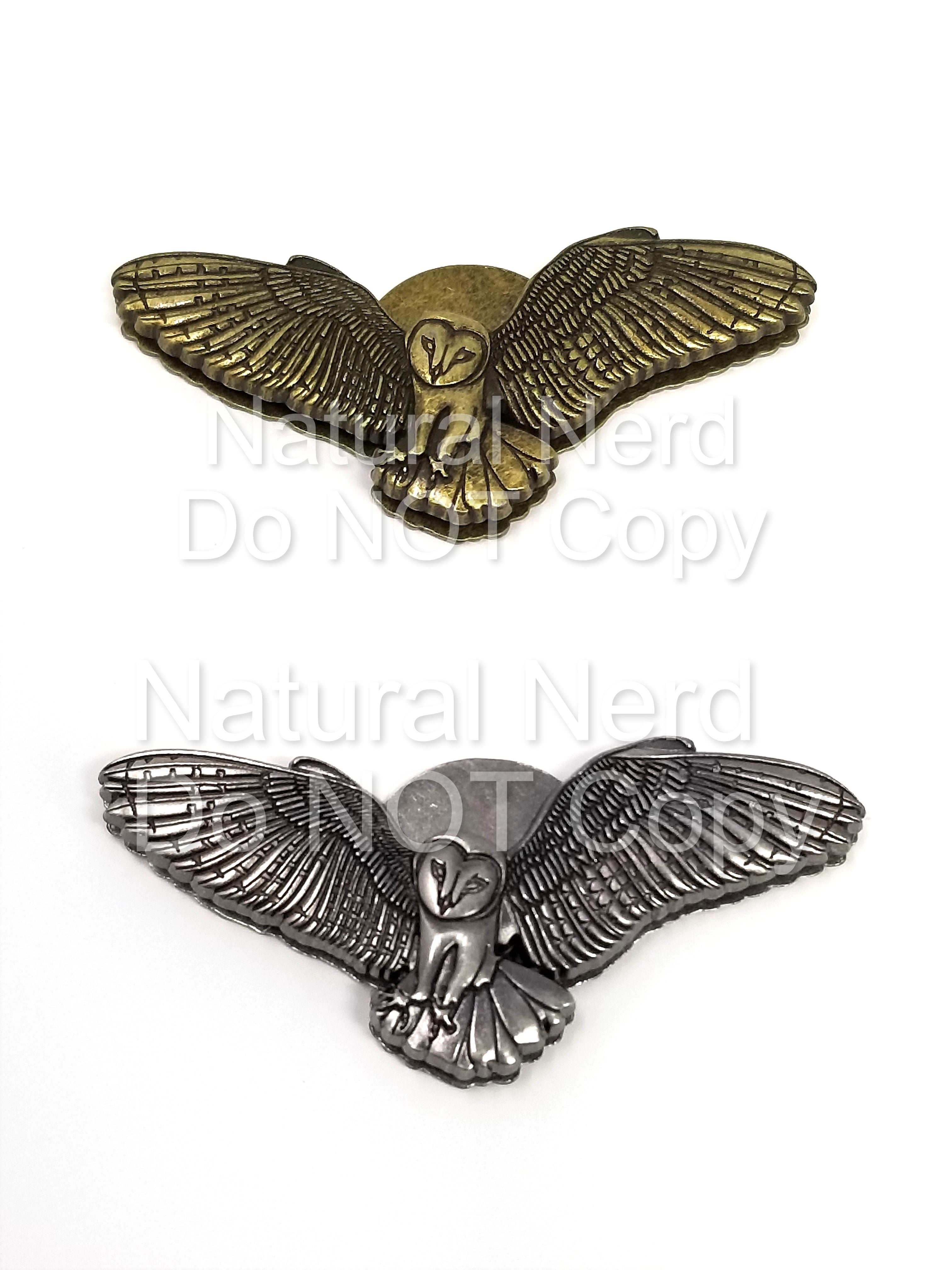 Owl Magnetic Snap – Natural Nerd Fabrics and Hardware