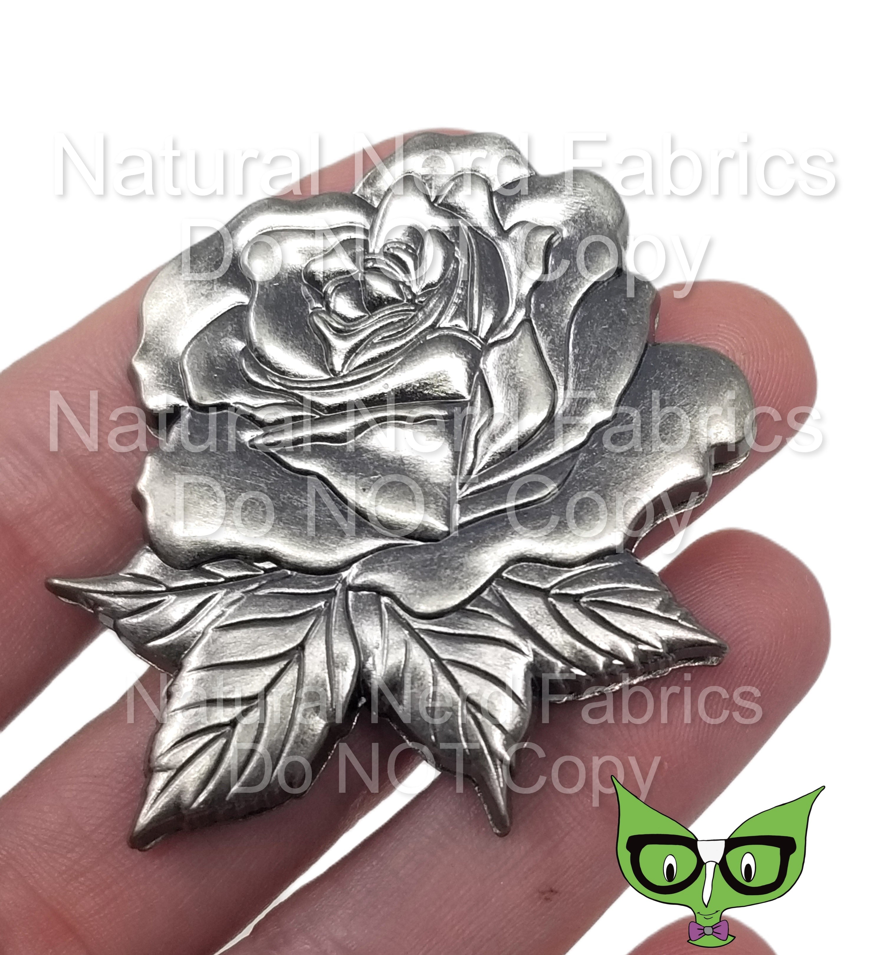 Rose Magnetic Snap – Natural Nerd Fabrics and Hardware