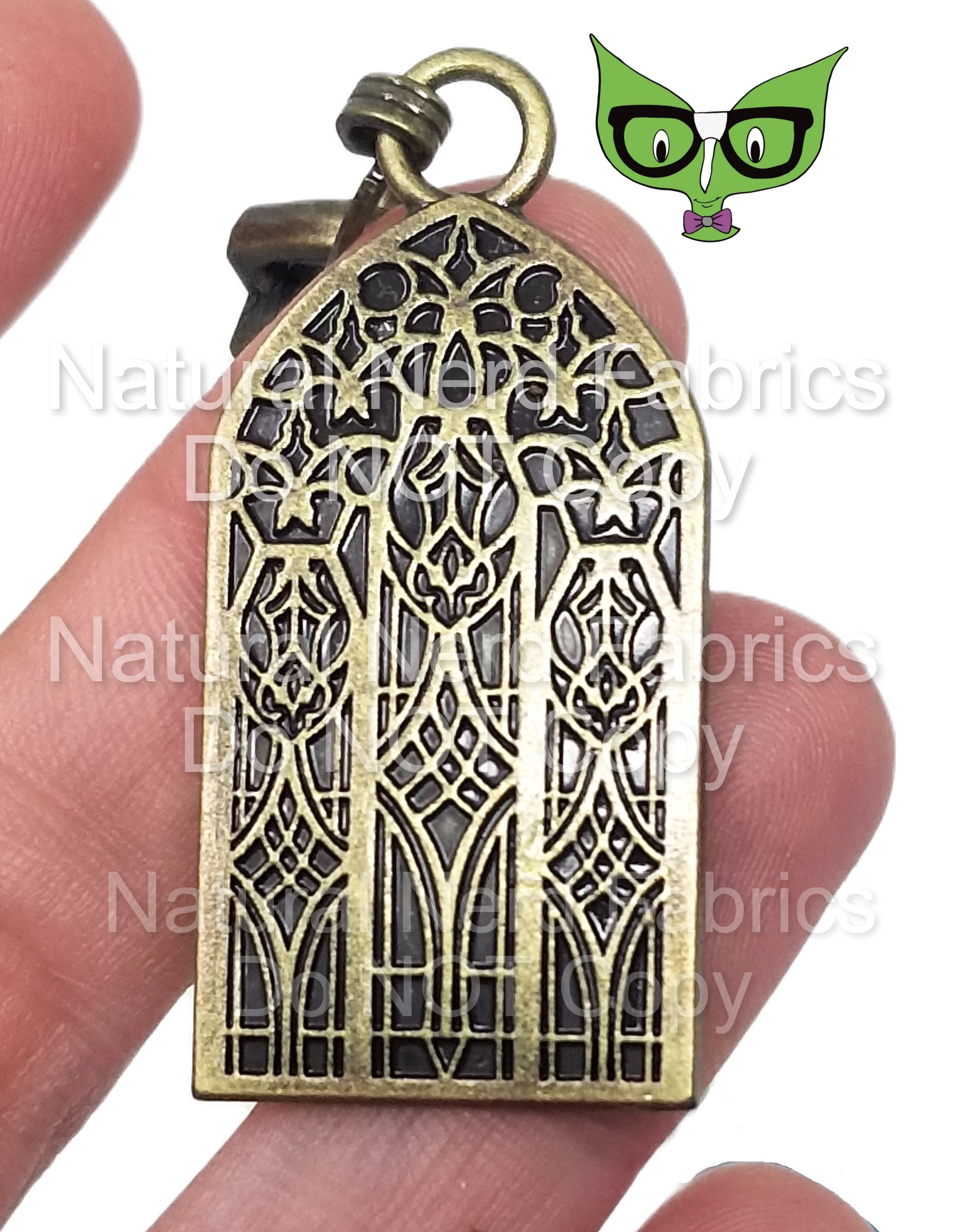 Stained Glass Window Zipper Pull – Natural Nerd Fabrics and Hardware