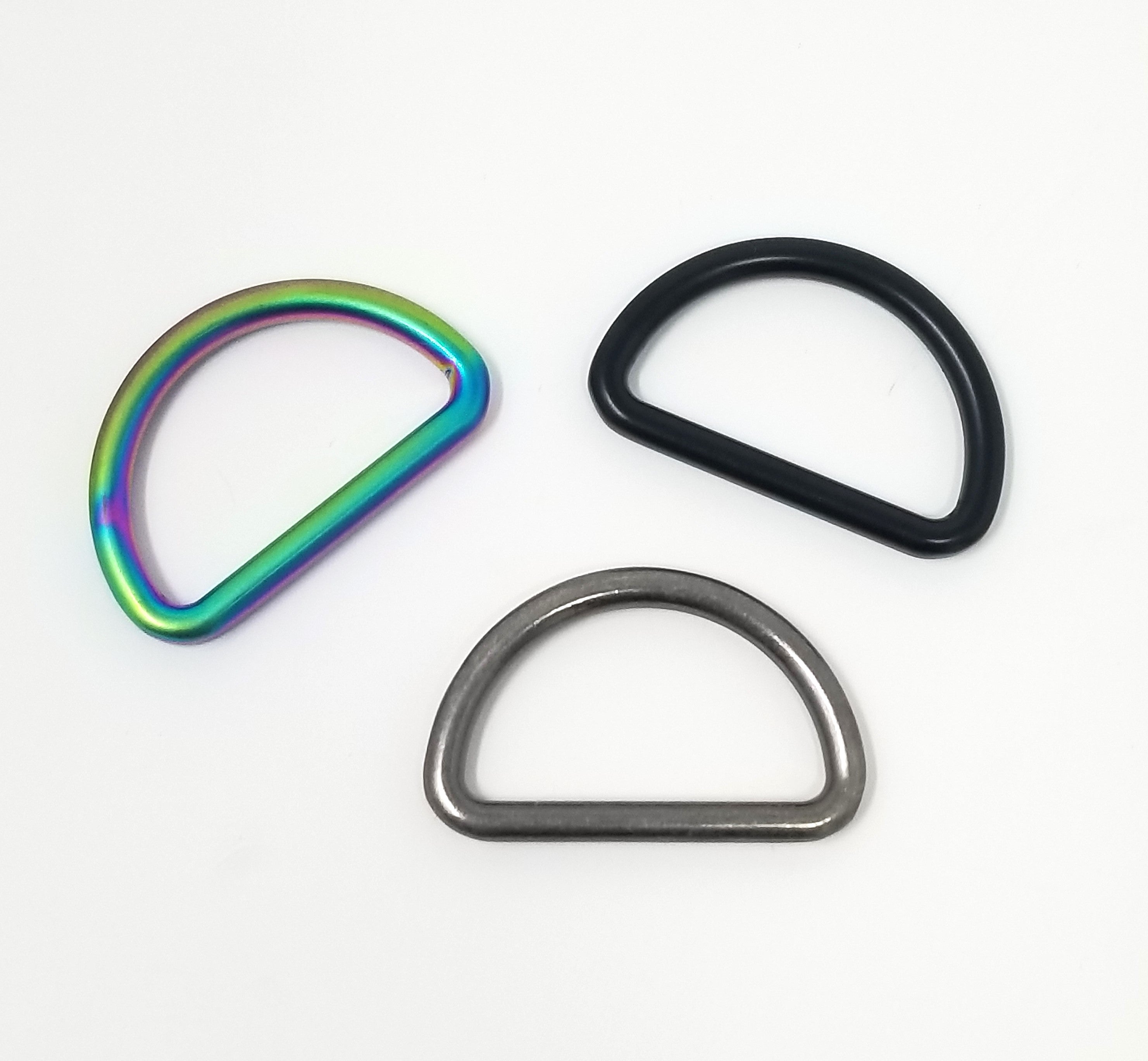 1 inch D rings pack of 5 – Natural Nerd Fabrics and Hardware