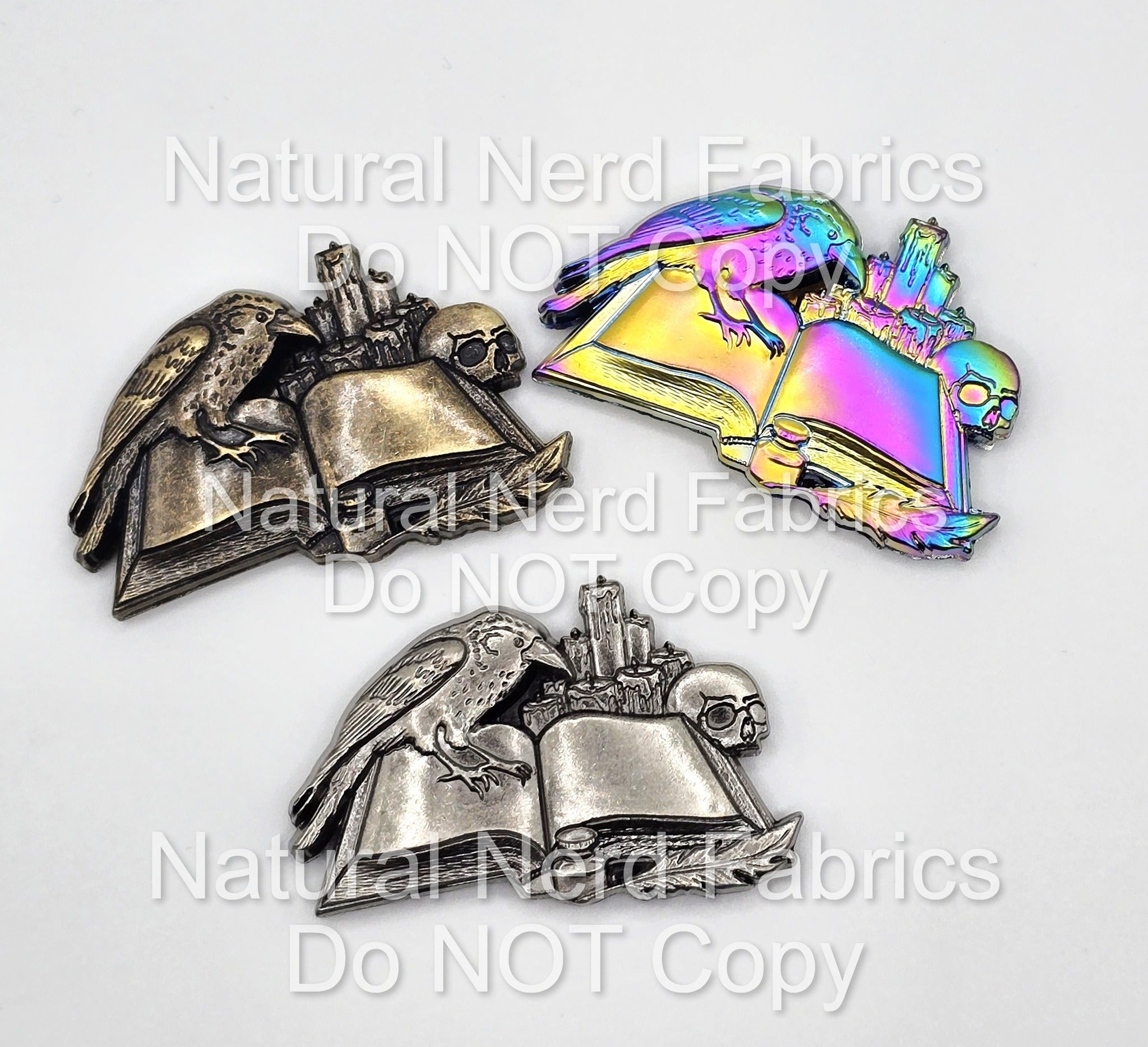 Dark Academia Magnetic Snap – Natural Nerd Fabrics and Hardware