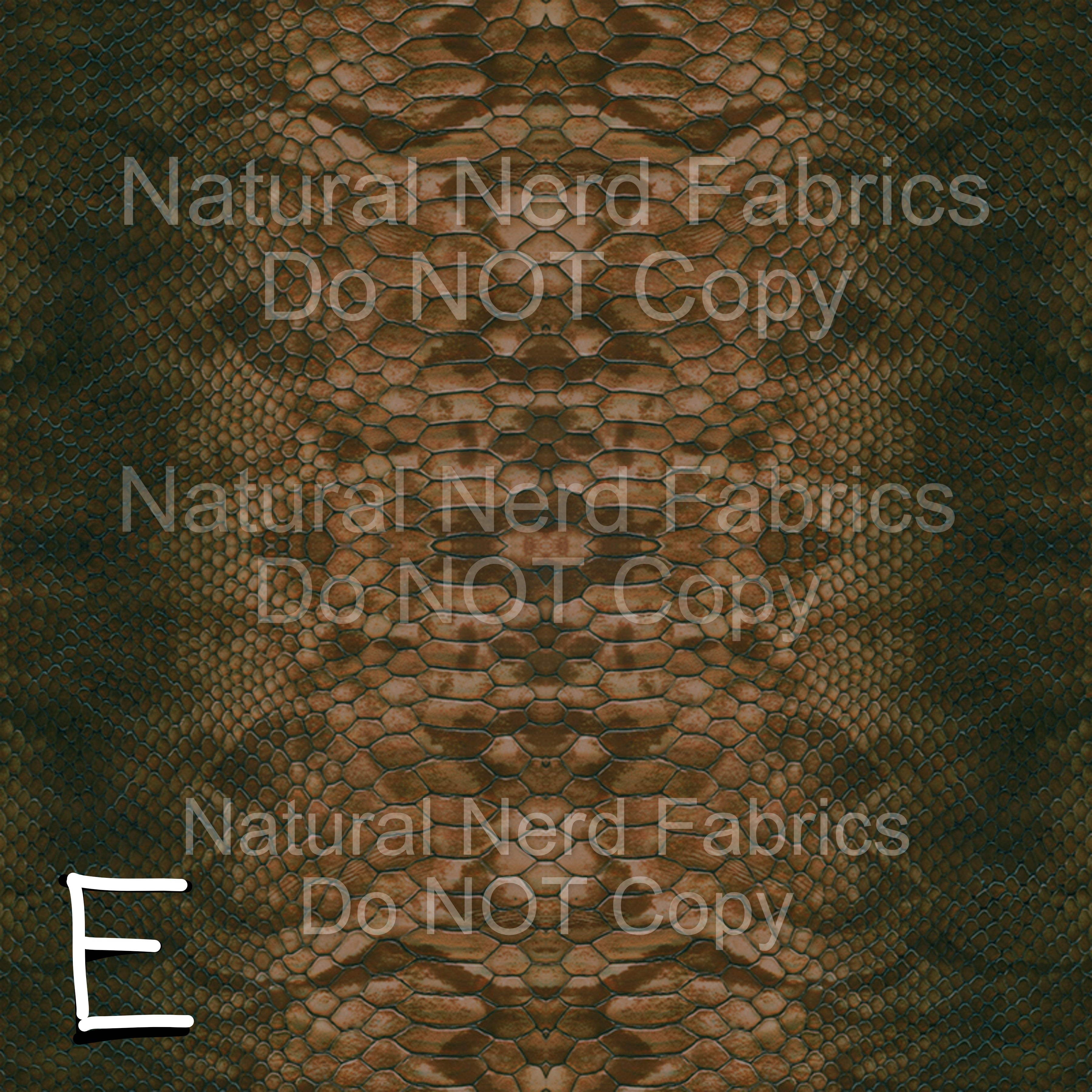 Brown Snake Skin – Natural Nerd Fabrics and Hardware